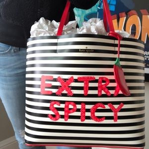 kate spade | Bags | Kate Spade Extra Spicy Chili Pepper Tote Handbag ...